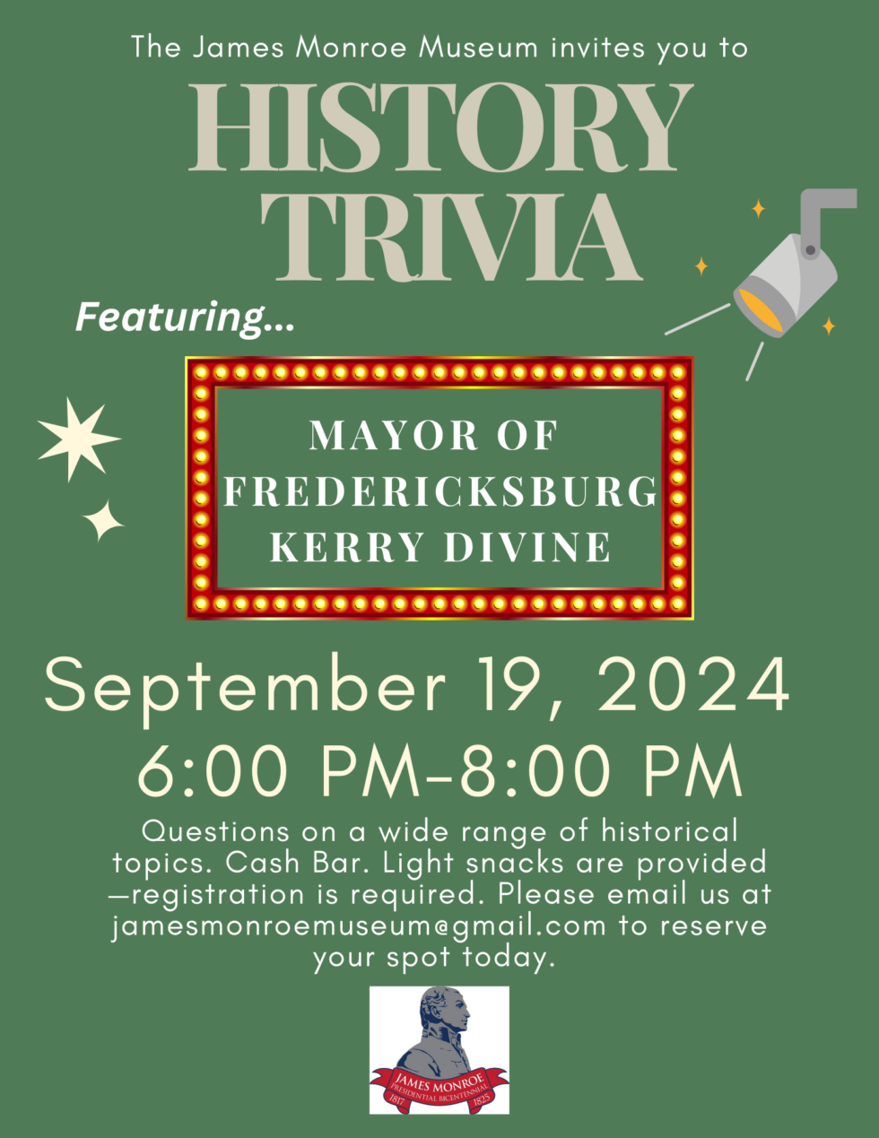 History Trivia Night - Tour Stafford Virginia