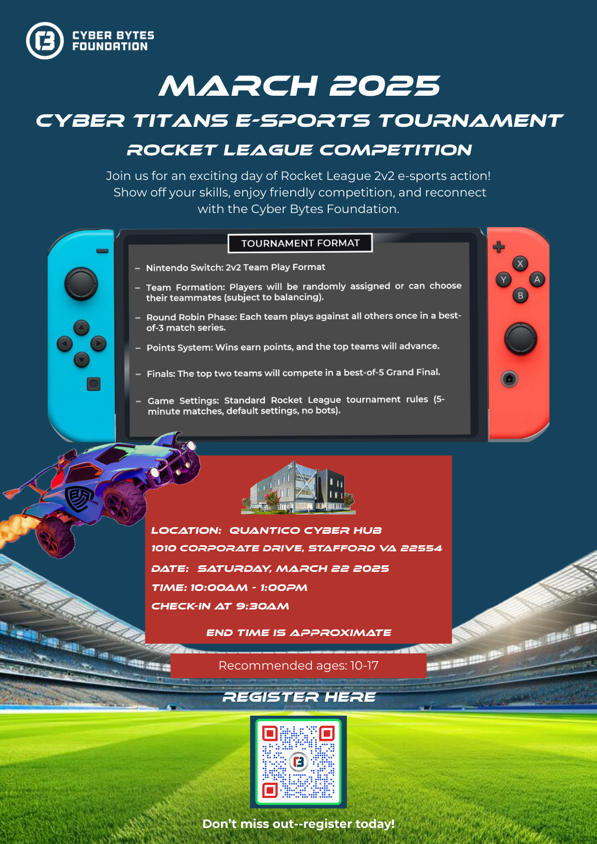 CBF Cyber League ESports March Tournament - Tour Stafford Virginia