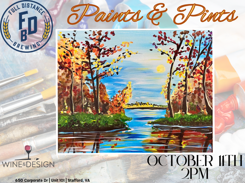 Wine & Design Paints & Pints On Wheels @ Full Distance Brewing - Tour ...