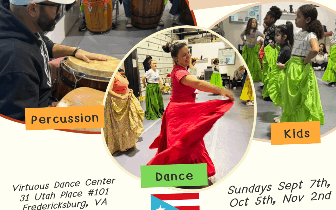 Puerto Rican Bomba Classes - Tour Stafford Virginia